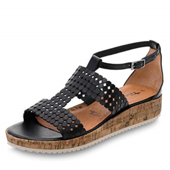 Tamaris | Shoes | Nwt Tamaris Siris Tstrap Leather Sandal | Poshmark